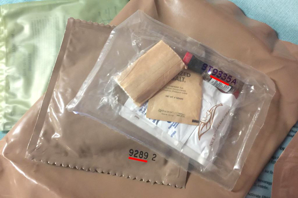 MRE Date Codes | RECOIL OFFGRID