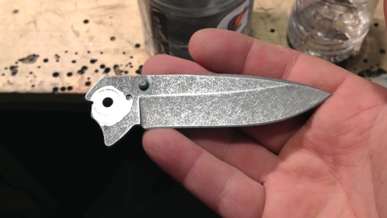 Knife Refinishing: DIY Acid Etching and Stonewashing | RECOIL OFFGRID