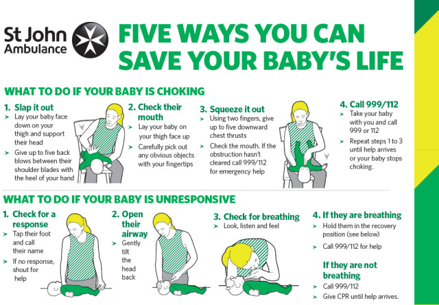 Infographic: First Aid for Infants | RECOIL OFFGRID