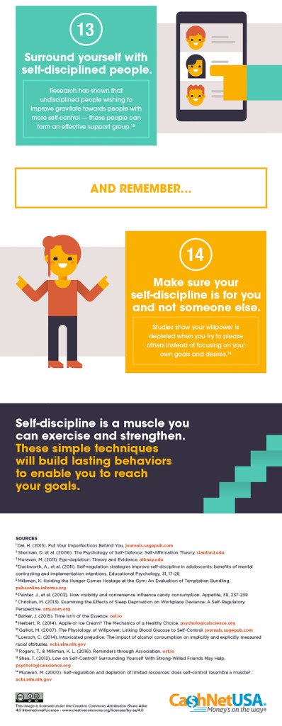 Infographic: 14 Ways to Improve Self Discipline | RECOIL OFFGRID