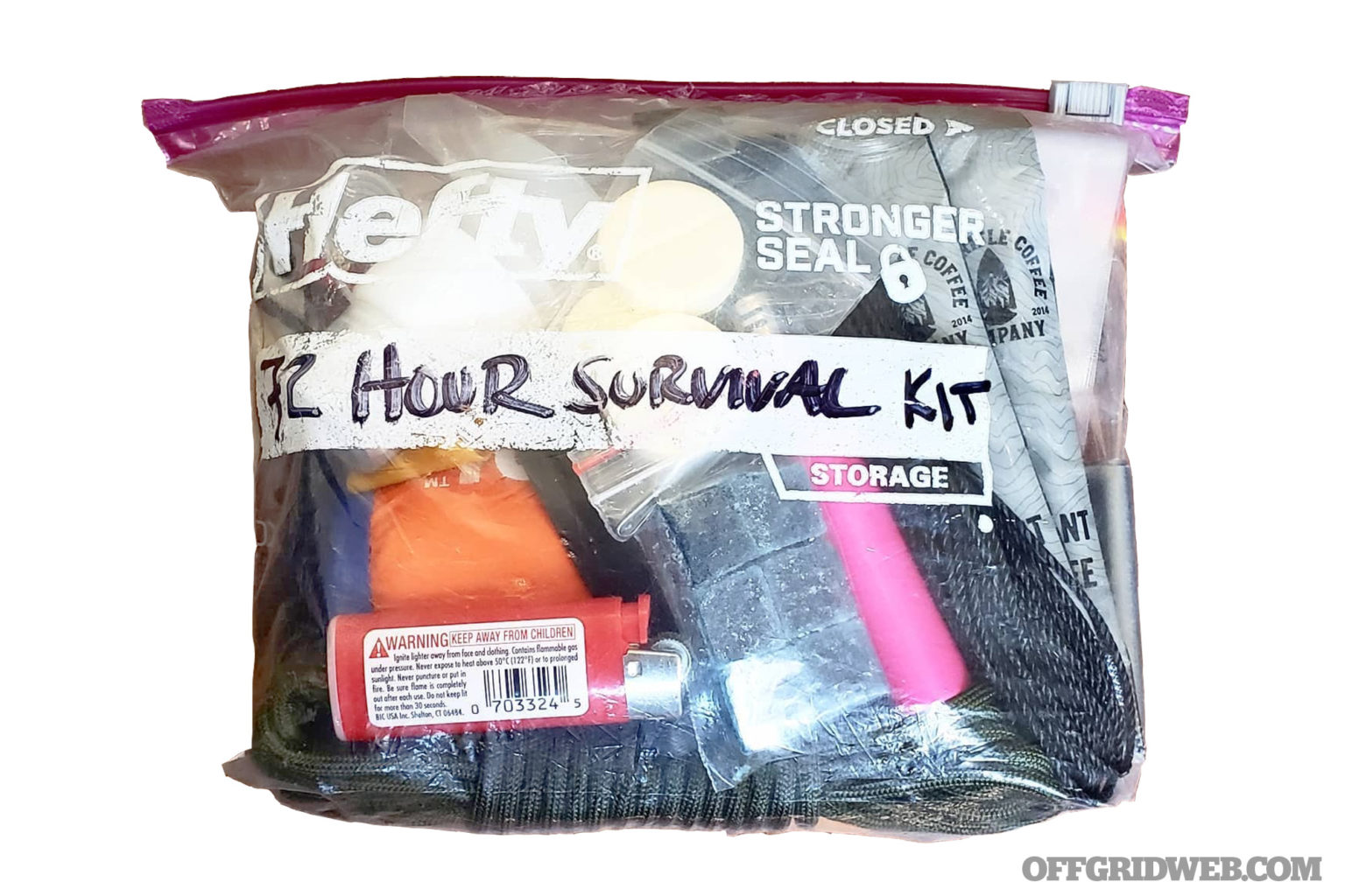 Fieldcraft Survival 72-Hour Ziploc Bag Challenge | RECOIL OFFGRID