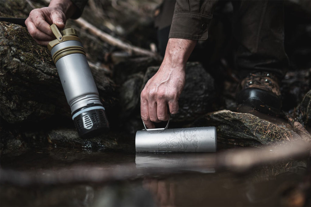 Grayl UltraPress Titanium Water Purifier | RECOIL OFFGRID