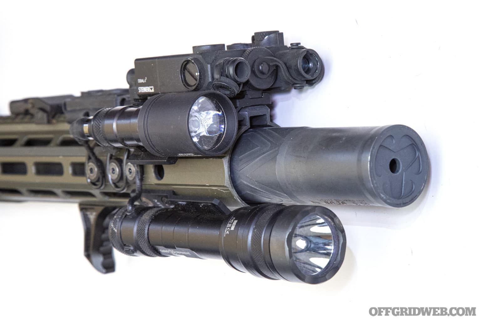Night Vision Rifle Setup: Lights, Lasers, IR Illuminators, & Switches ...